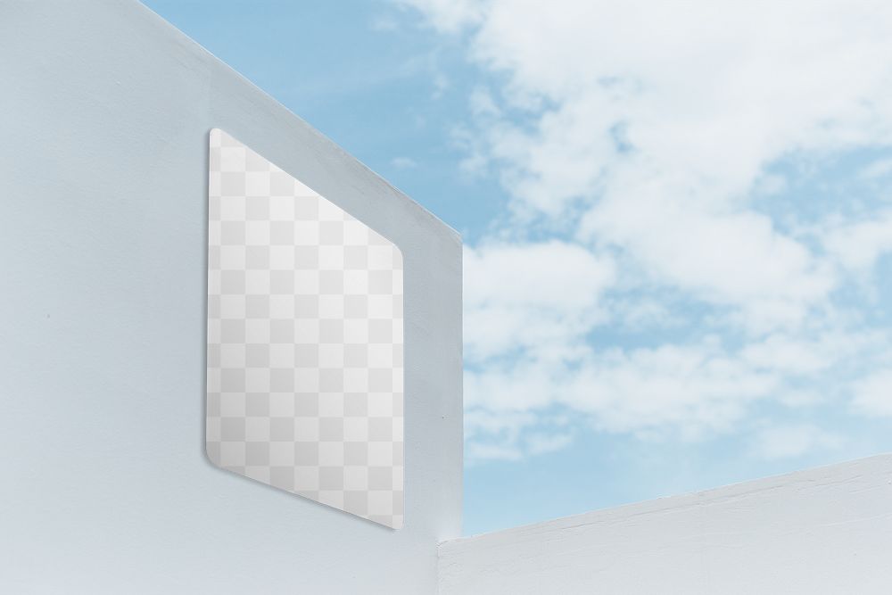 Wall sign png mockup, transparent | Premium PNG - rawpixel