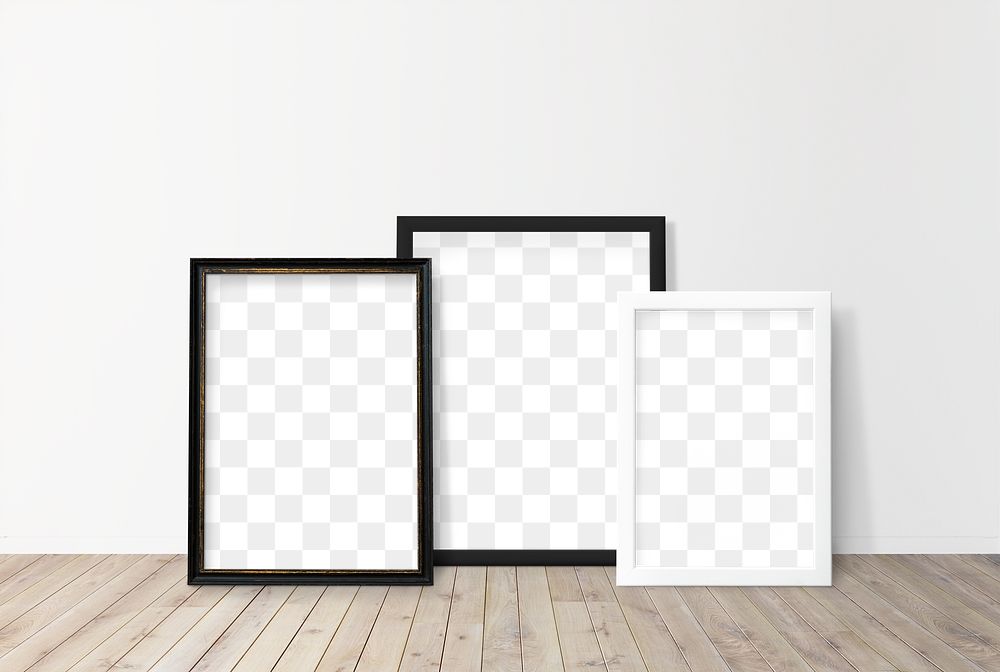 Black and white picture frame | Free PNG - rawpixel