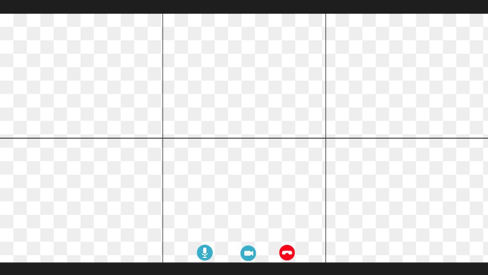 Video conference screen grid design | Free PNG - rawpixel