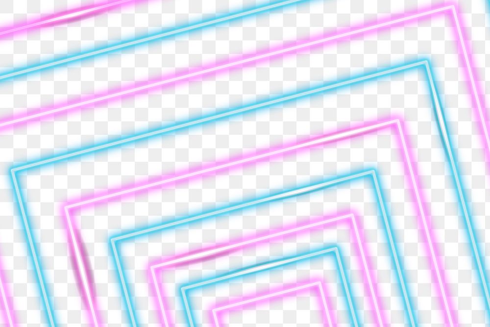Glowing blue and pink neon | Premium PNG - rawpixel