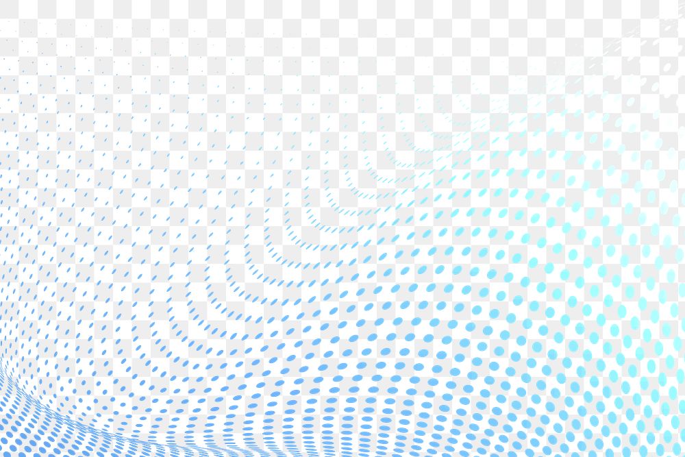 Blue gradient background halftone style | Free PNG - rawpixel