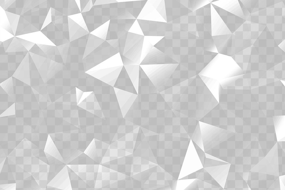 Abstract silver geometric background design | Premium PNG - rawpixel