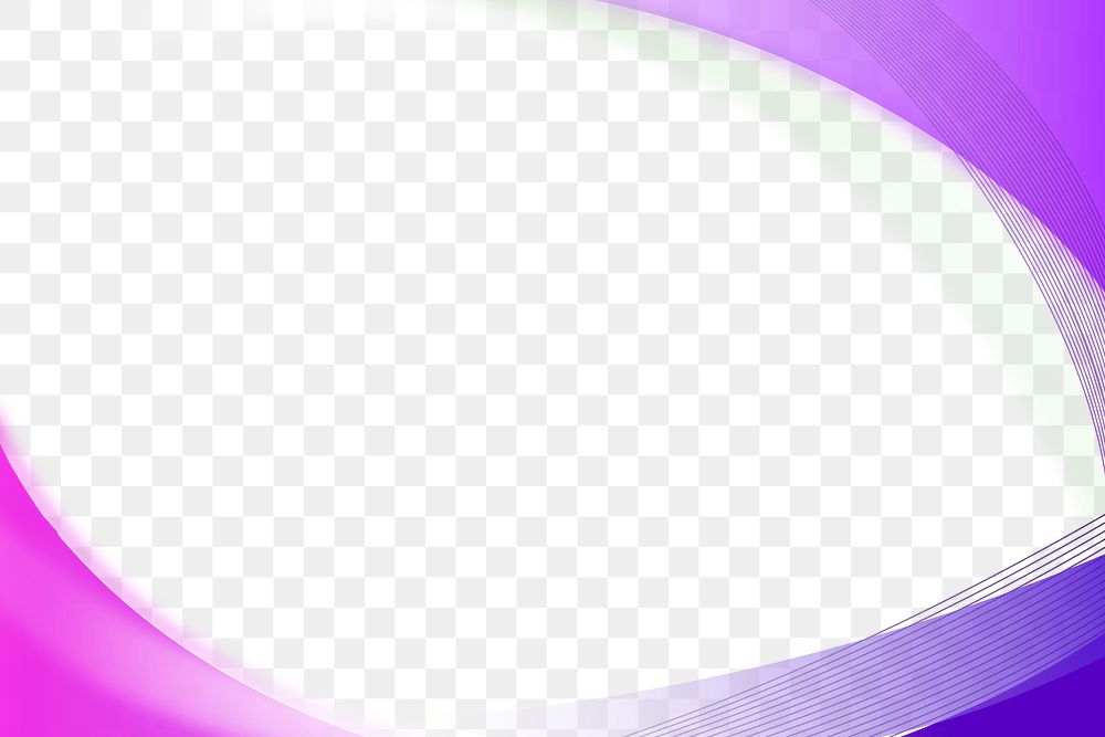 Purple curve frame template design | Premium PNG - rawpixel