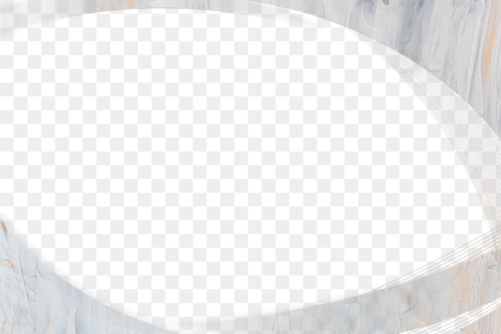 Textured light gray curve frame | Free PNG Sticker - rawpixel