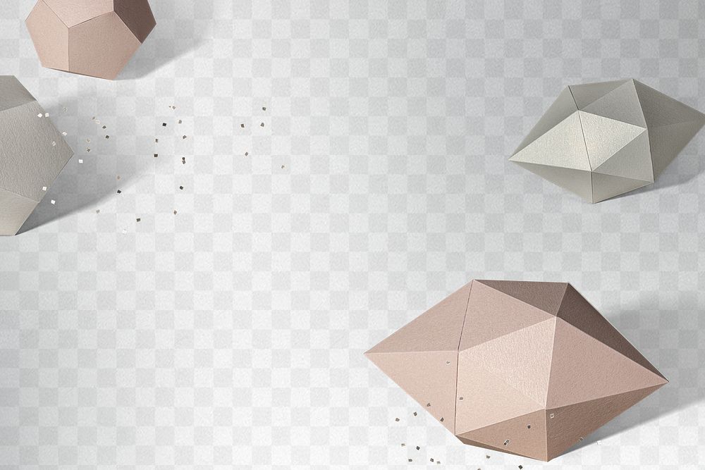 3D pink gold elongated hexagonal | Free PNG - rawpixel