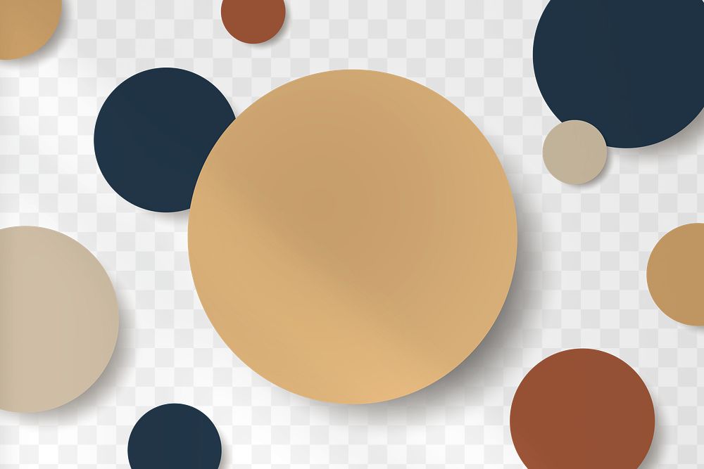 Earth tone circle patterned background | Free PNG - rawpixel