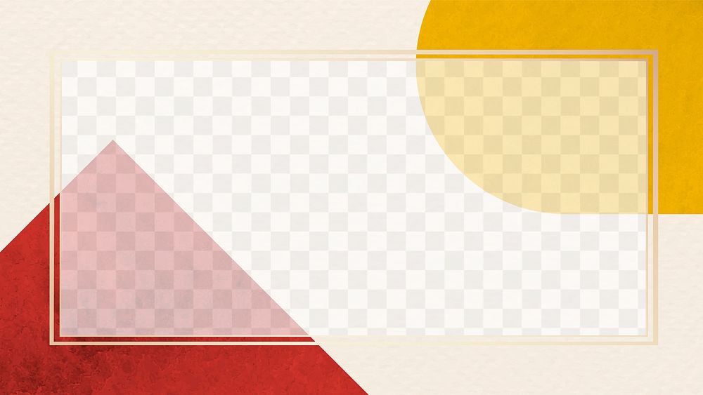 Red png frame on retro | Free PNG - rawpixel