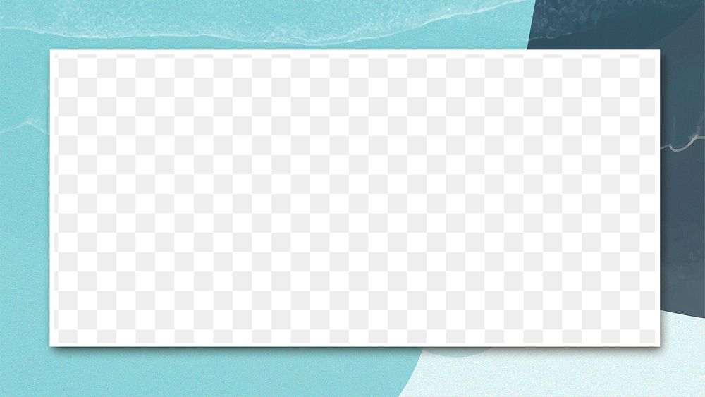 Blue rectangle frame png background | Free PNG - rawpixel