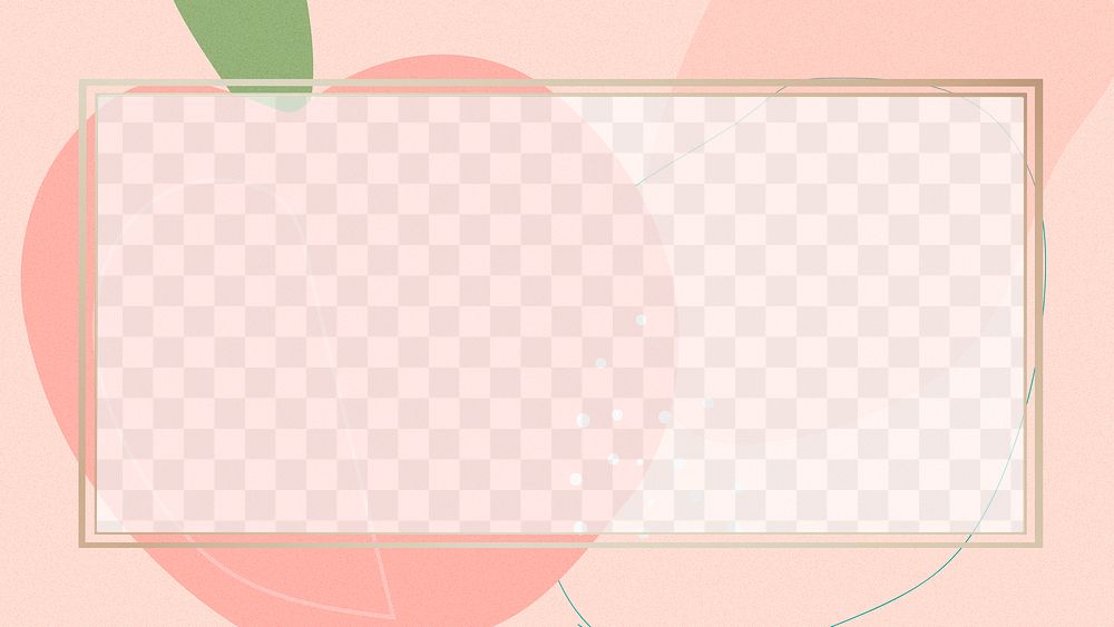 Peach PNG frame landscape pink | Free PNG - rawpixel