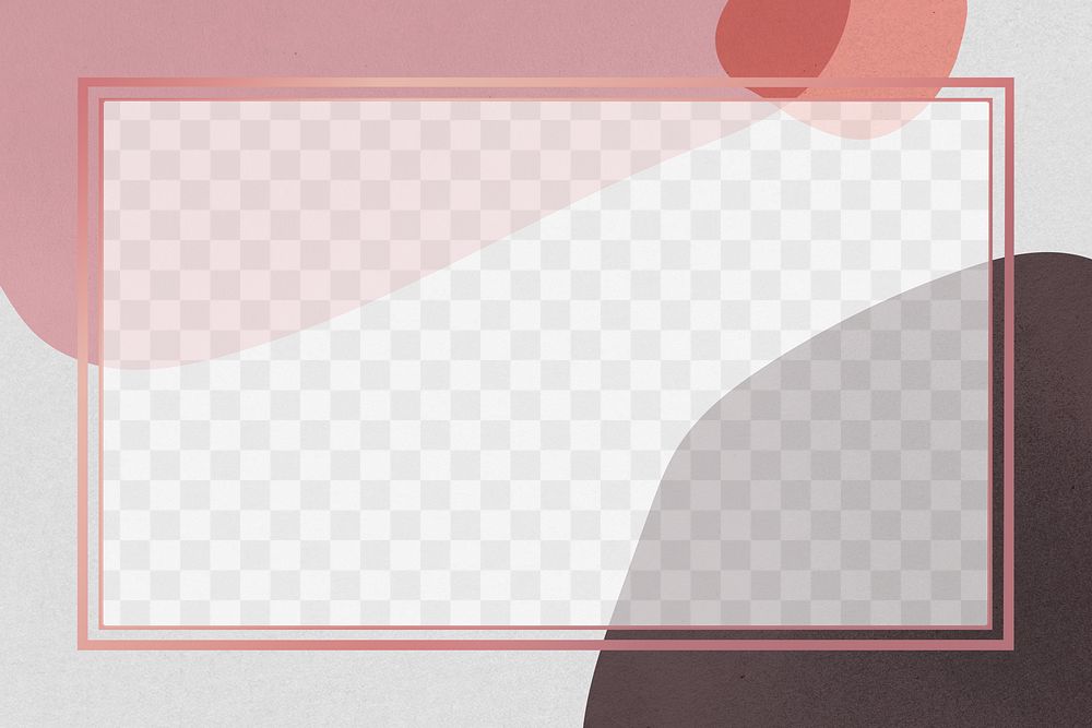 Pink rectangular frame png on abstract | Free PNG - rawpixel