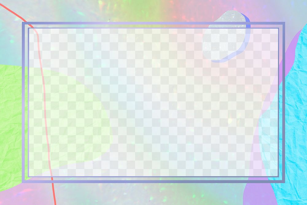 Neon green frame png 90s | Free PNG - rawpixel