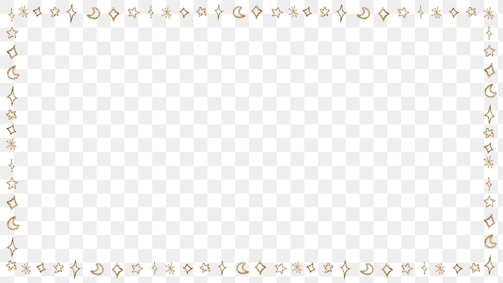 Moon and stars frame design | Premium PNG - rawpixel