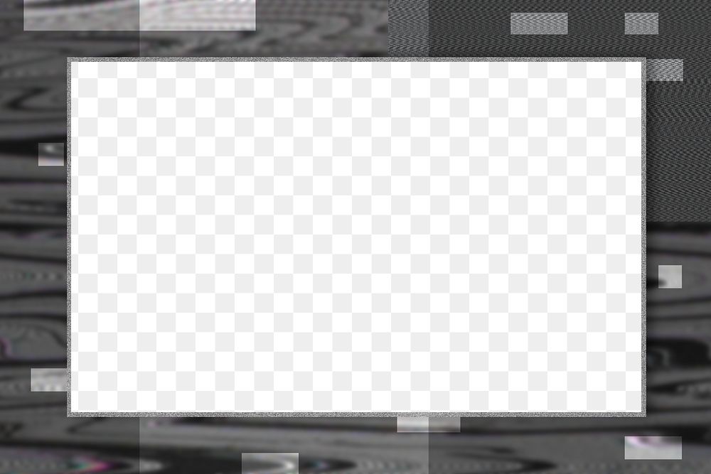 Rectangle frame png glitch effect | Free PNG - rawpixel