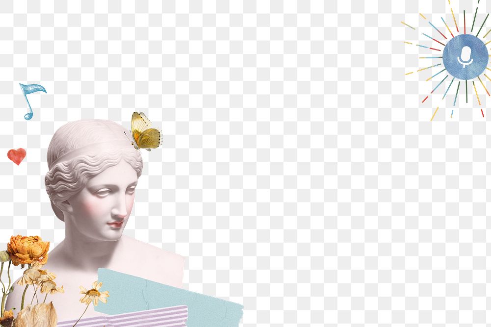Png Greek goddess statue border | Premium PNG - rawpixel