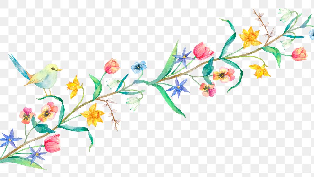 Png spring flowers design element | Premium PNG Sticker - rawpixel