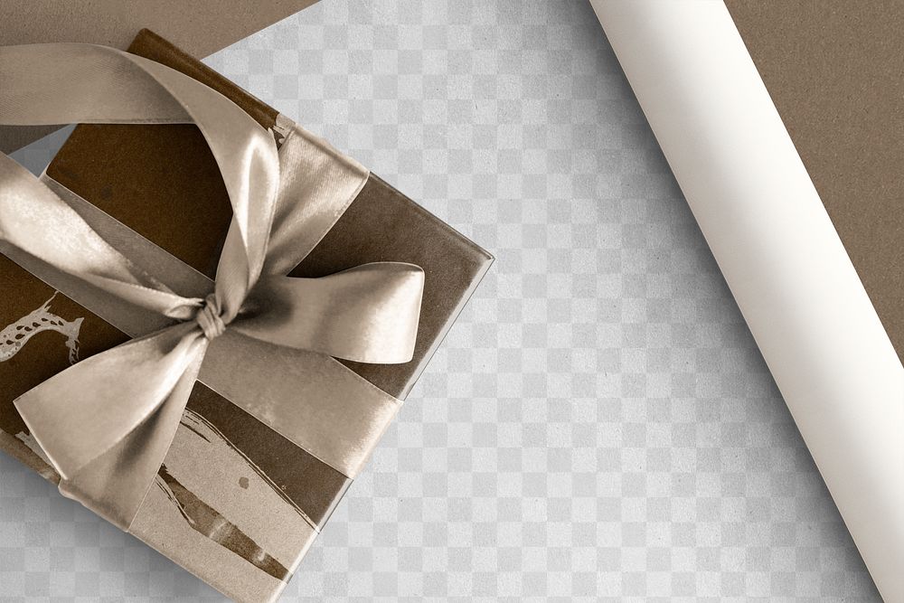 Gift wrapping paper mockup png | Premium PNG - rawpixel