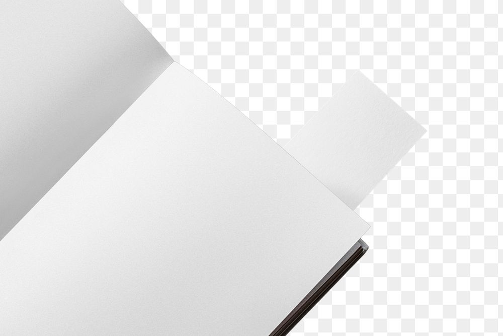 Minimal book pages mockup png | Premium PNG Sticker - rawpixel