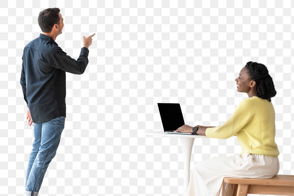 Png colleagues in a meeting | Premium PNG Sticker - rawpixel