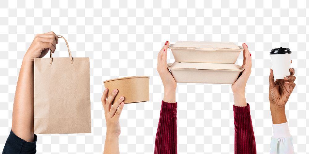 Png Eco-friendly food packaging mockup | Free PNG Sticker - rawpixel