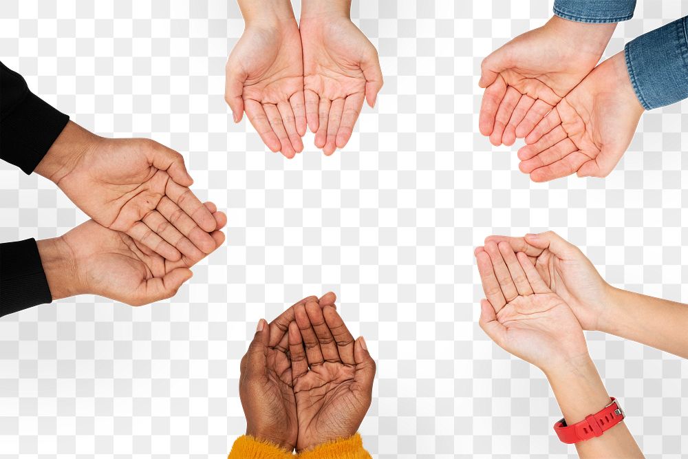 Png Cupping hands gesture mockup | Premium PNG Sticker - rawpixel