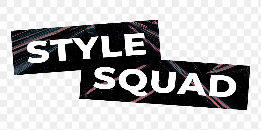 Sticker png with style squad | Free PNG Sticker - rawpixel