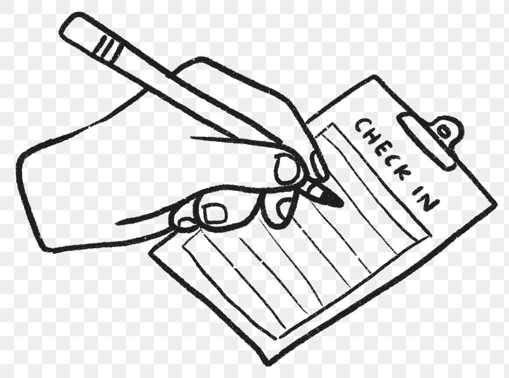 Png check in doodle, new | Free PNG Sticker - rawpixel