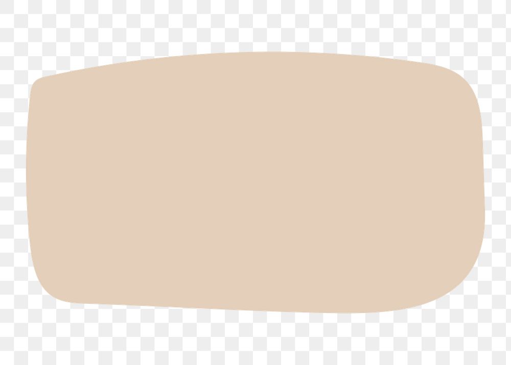 Rectangular shape png sticker on transparent | Premium PNG - rawpixel