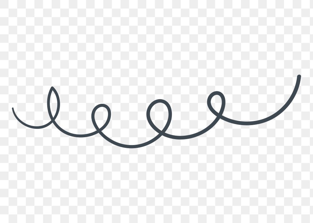Squiggle png sticker transparent background | Premium PNG - rawpixel