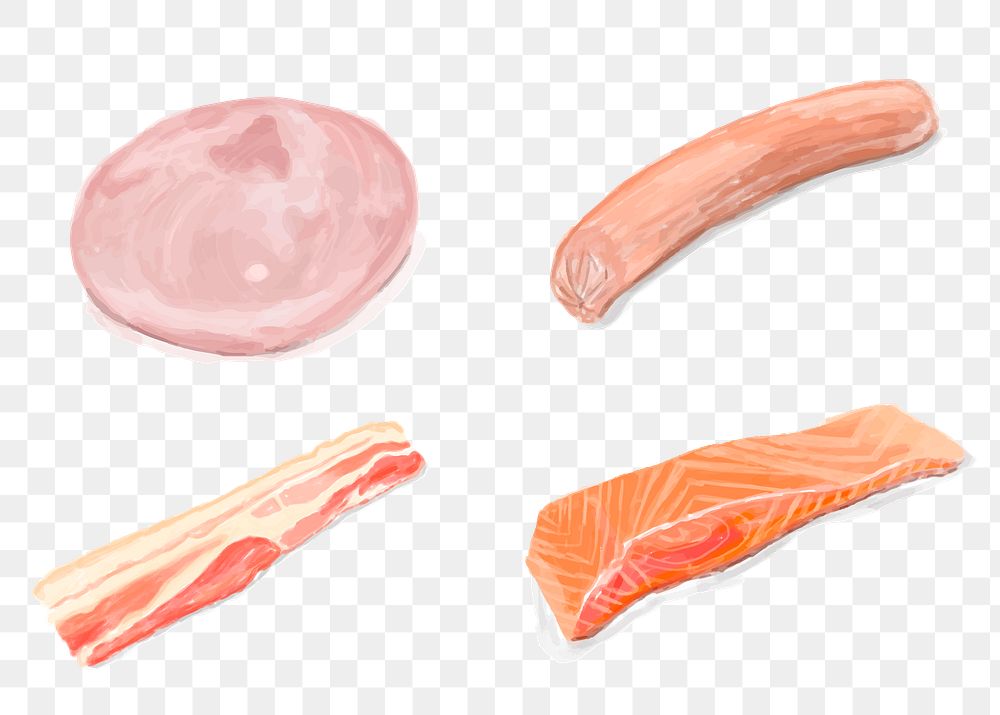 Watercolor processed food png sticker | Premium PNG - rawpixel