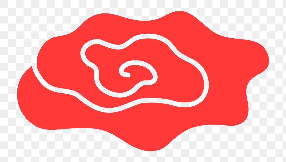 Red cloud png sticker, Chinese | Free PNG Sticker - rawpixel