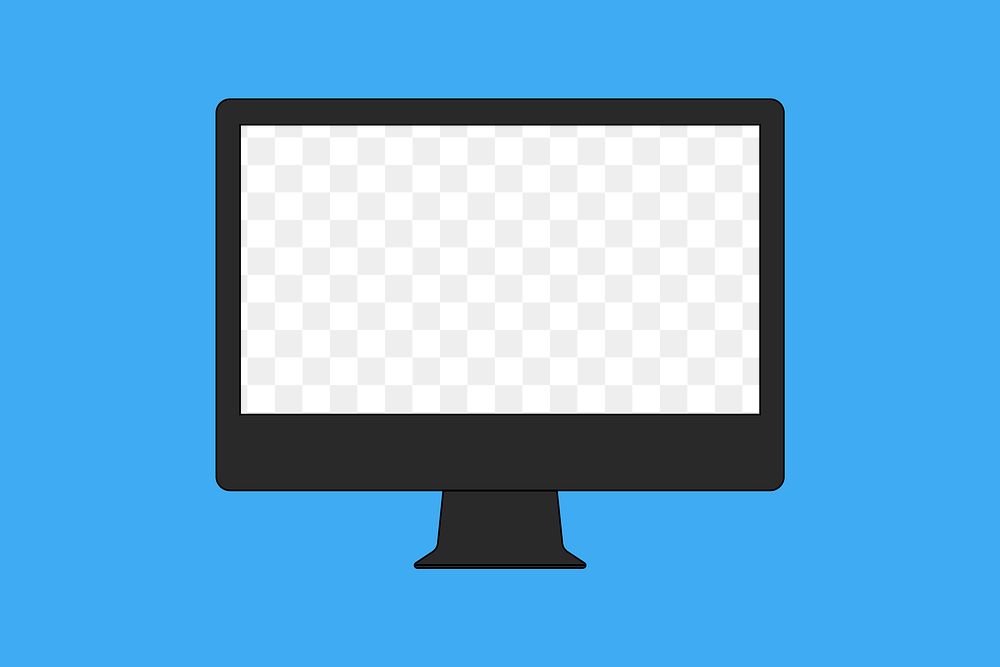 iMac png transparent screen mockup, | Free PNG - rawpixel