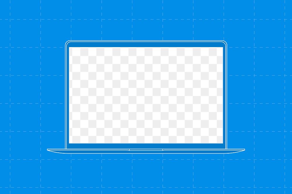 Laptop transparent screen png mockup, | Free PNG - rawpixel