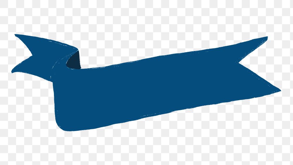 Blue ribbon PNG sticker graphic | Free PNG Sticker - rawpixel