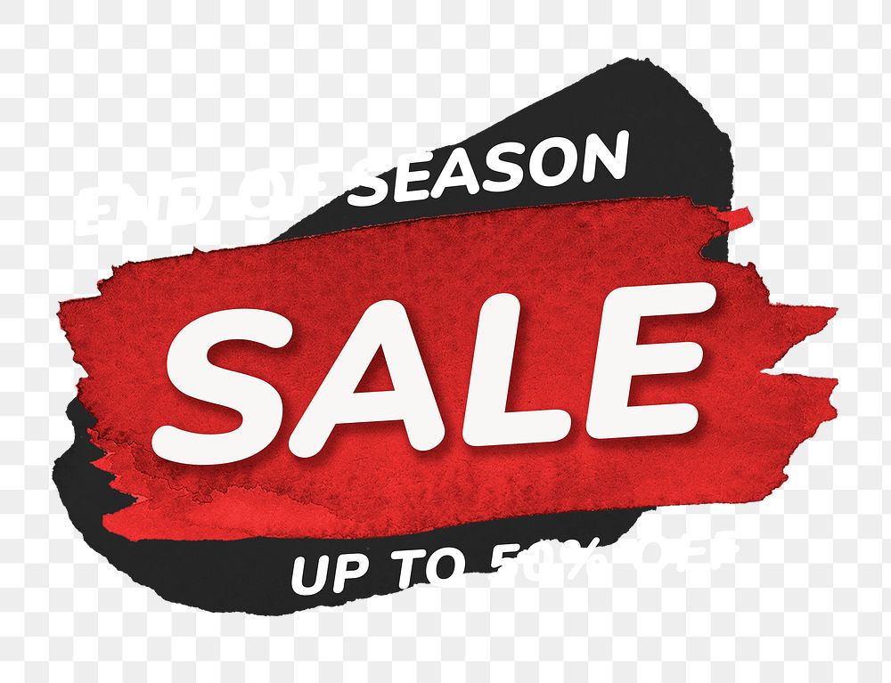 Red sale png badge sticker, | Free PNG Sticker - rawpixel
