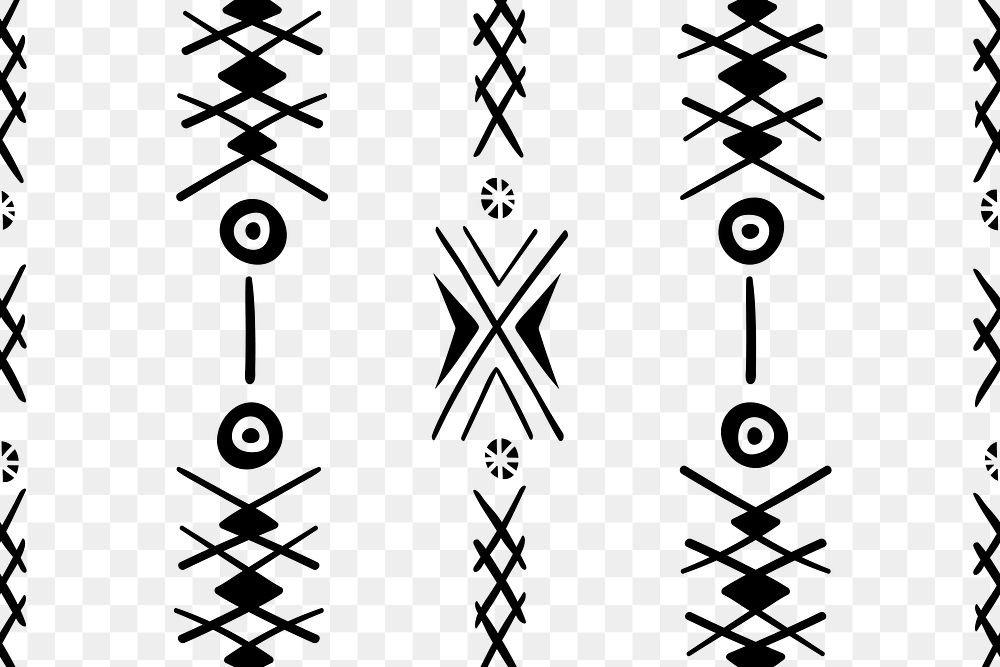 Tribal pattern png transparent background, | Free PNG - rawpixel