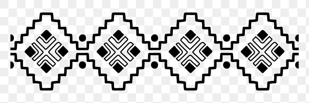 Ethnic border png, doodle sticker, | Free PNG Sticker - rawpixel