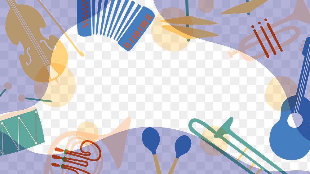 Retro music frame background png, | Free PNG - rawpixel