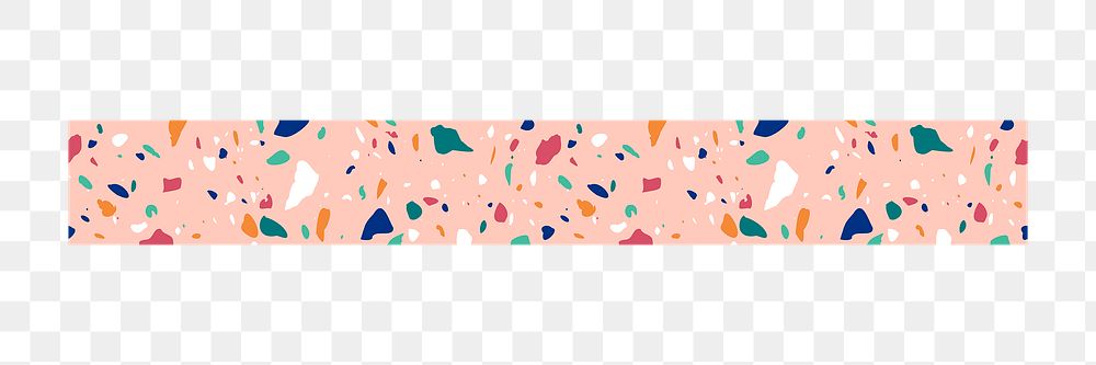Pink terrazzo washi tape png | Premium PNG Sticker - rawpixel