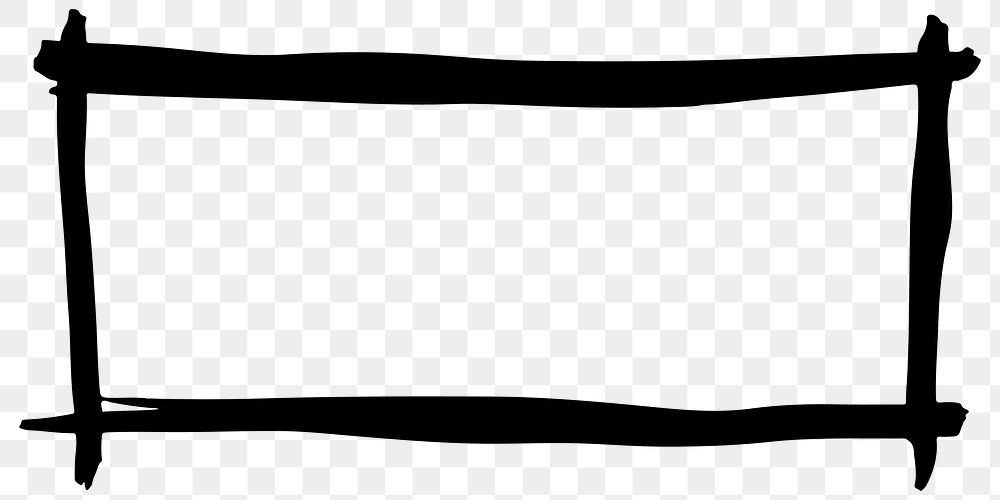 Black rectangle banner frame png | Free PNG - rawpixel