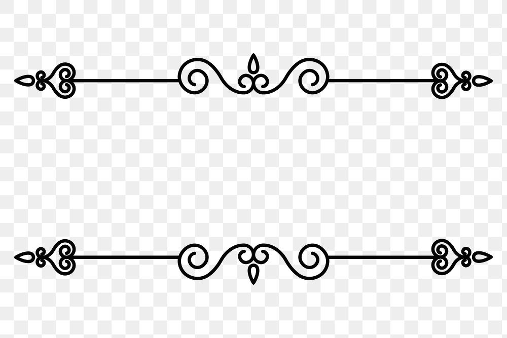 Vintage line frame transparent png | Premium PNG - rawpixel