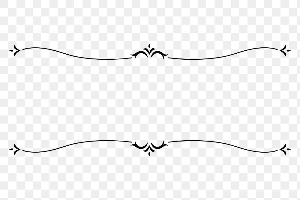 Vintage line border transparent png | Free PNG - rawpixel