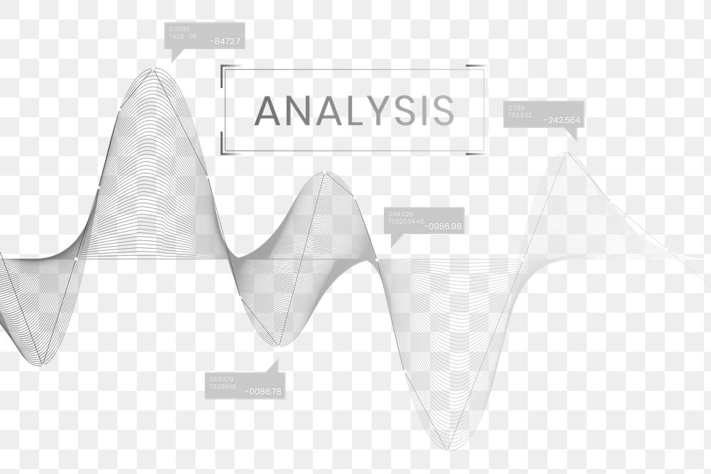 Gray business data analysis graph | Free PNG Sticker - rawpixel