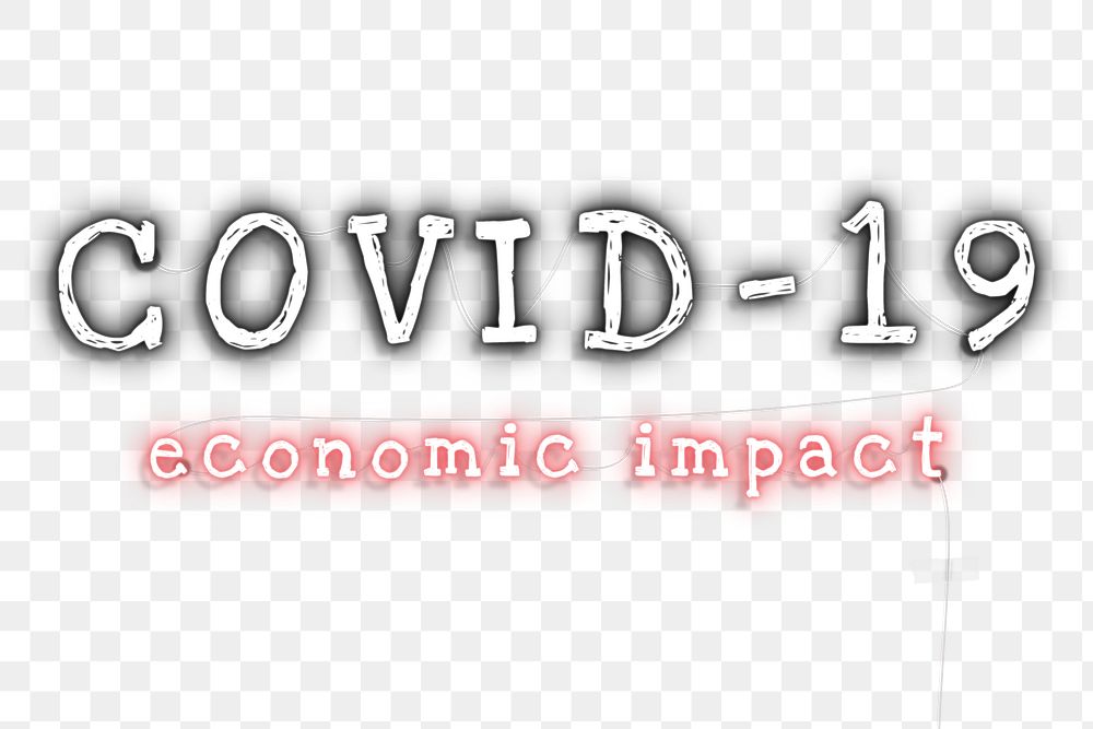 Covid-19 economic impact neon sign | Free PNG Sticker - rawpixel