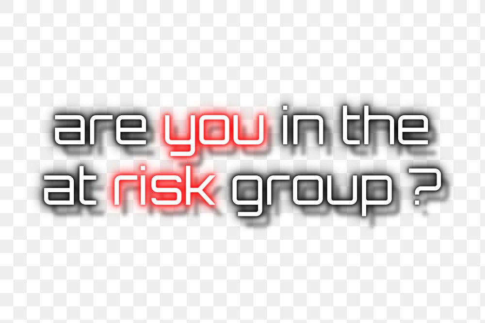 Are you in the at risk | Free PNG Sticker - rawpixel