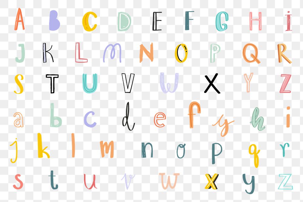 Paper Pastel Capital Letters and Numbers with Ampersand Pastel Capital ...