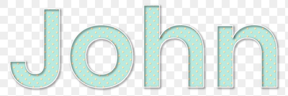 John png name typography font | Free PNG Sticker - rawpixel