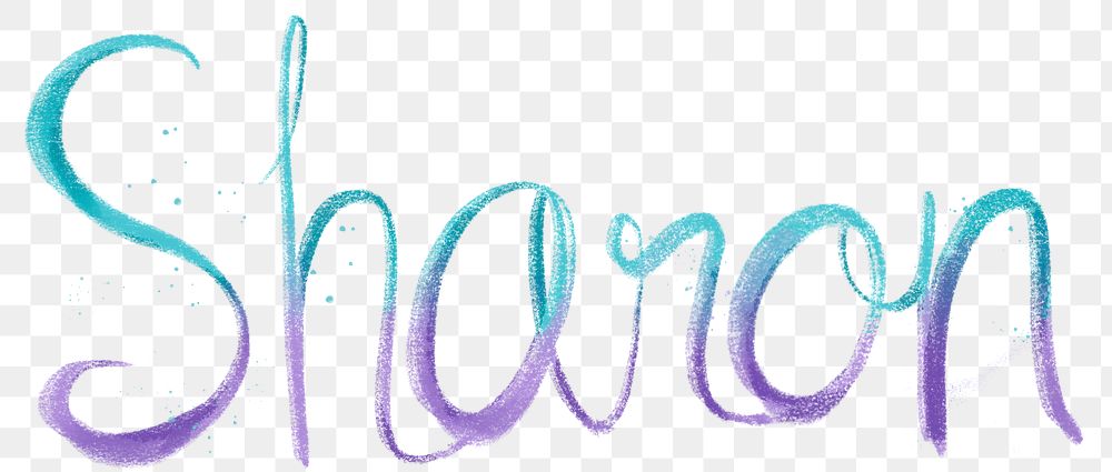 Sharon png script calligraphy font | Free PNG - rawpixel