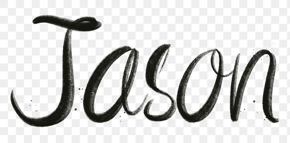 Hand drawn Jason png font | Free PNG - rawpixel