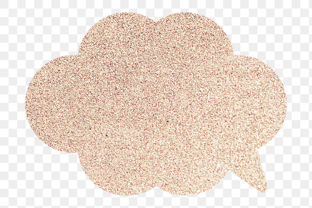 Glitter speech bubble transparent png | Premium PNG Sticker - rawpixel