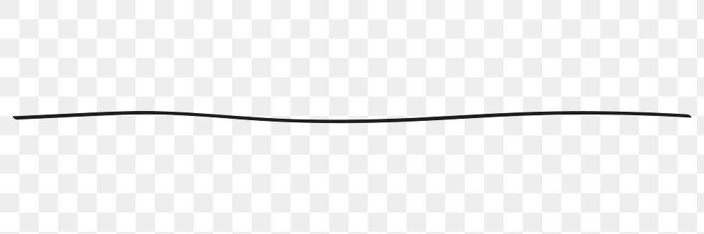 Png doodle divider in black | Premium PNG Sticker - rawpixel